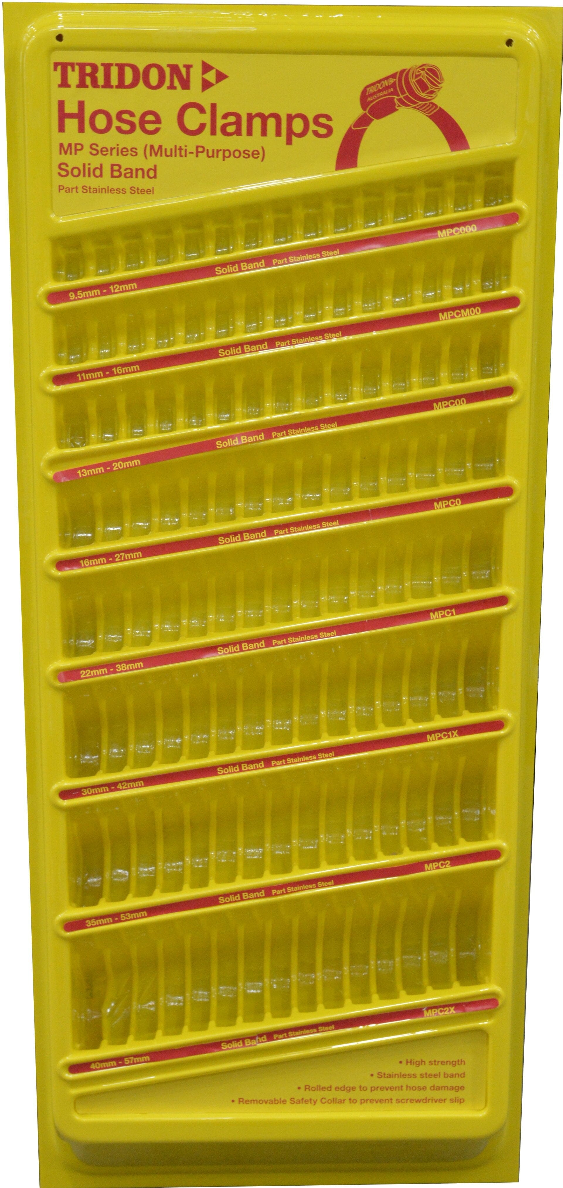 Tridon Hose Clip Display - Wall Type ZP