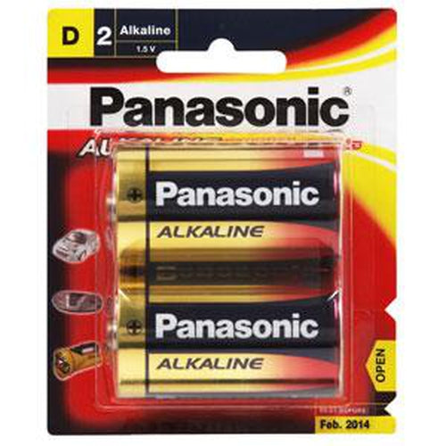 Panasonic D Battery Alkaline (2Pk) | Alkaline - D Size