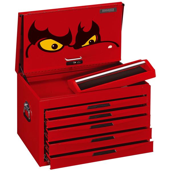 Teng 5-Dr. 8-Series H/Duty Full Depth Top Box | Tool Boxes